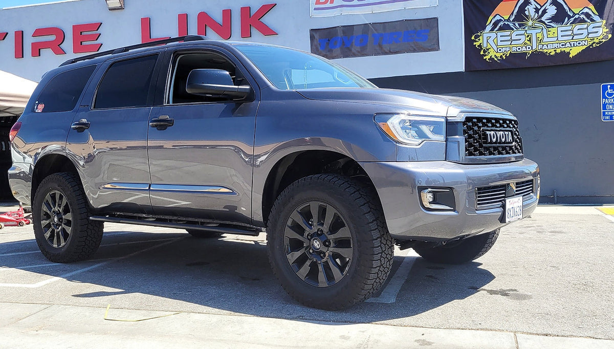 08–22 Toyota Sequoia Rock Sliders (Bolt On) – Restless Off-Road