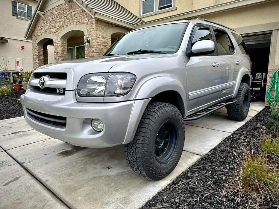 01-07 Toyota Sequoia rock sliders (Bolt On) – Restless Off-Road